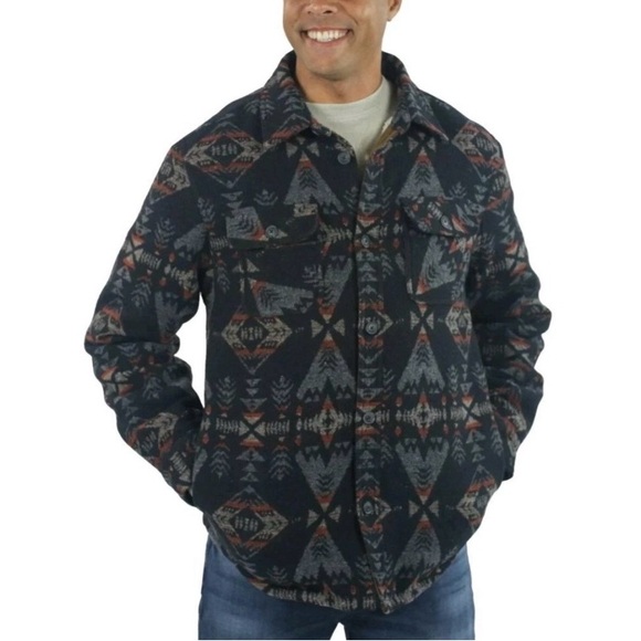 Jachs | Jackets & Coats | Jachs Mens Aztec Heavyweight Sherpa Lined ...